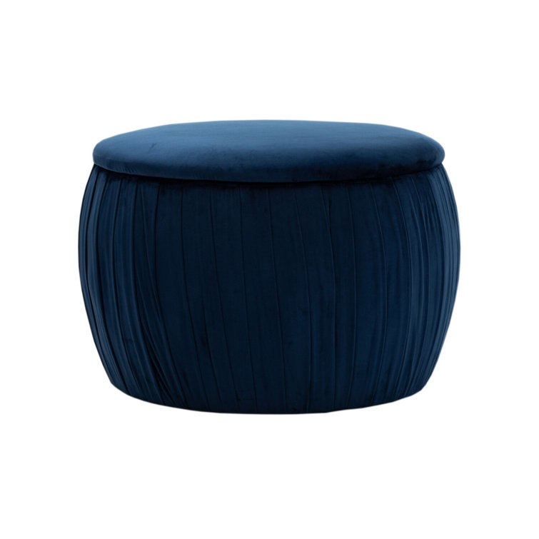 Everly Quinn Velvet Storage Ottoman Wayfair Canada
